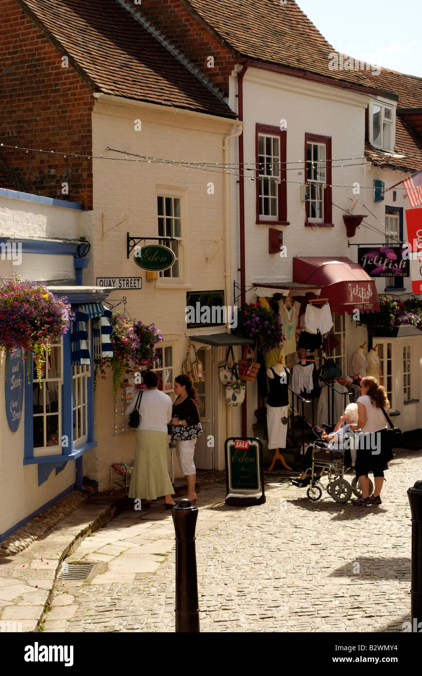Lymington a georgian market town business premises Hampshire England A ...