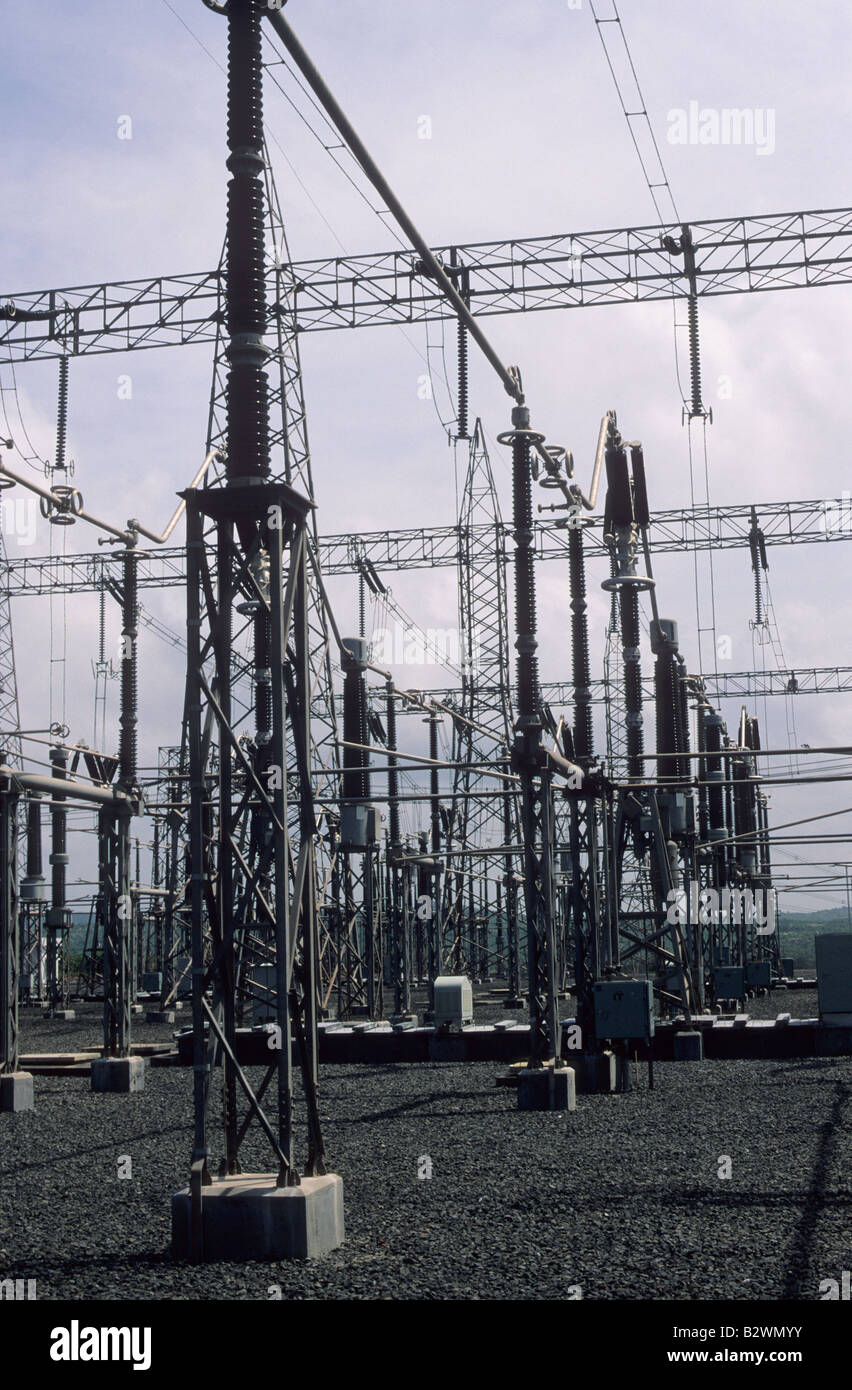 An electrical substation in Dabhol India built by Enron Corporation in ...