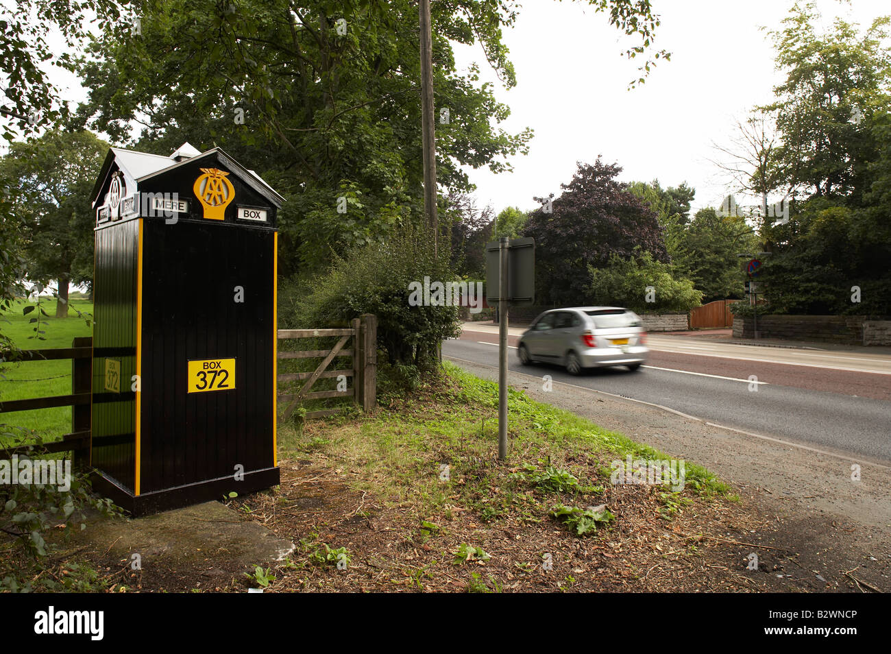 AA telephone box Stock Photo - Alamy