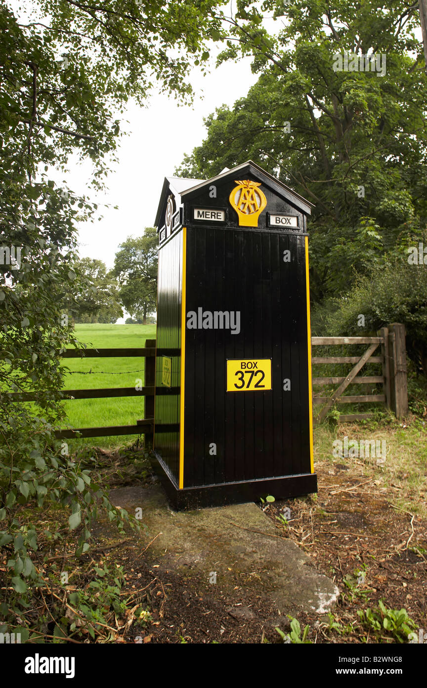AA telephone box Stock Photo - Alamy
