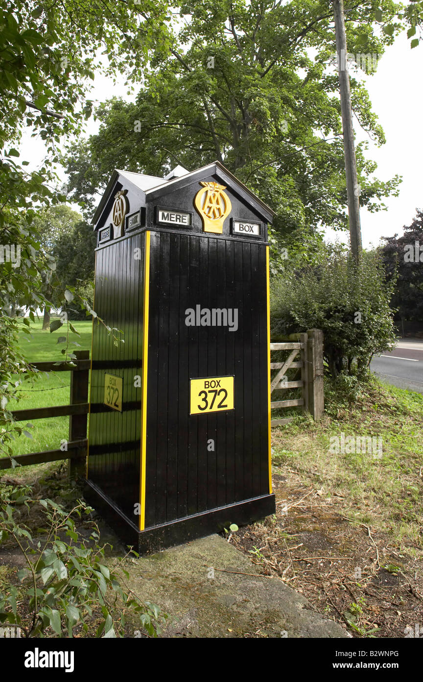 AA telephone box Stock Photo - Alamy