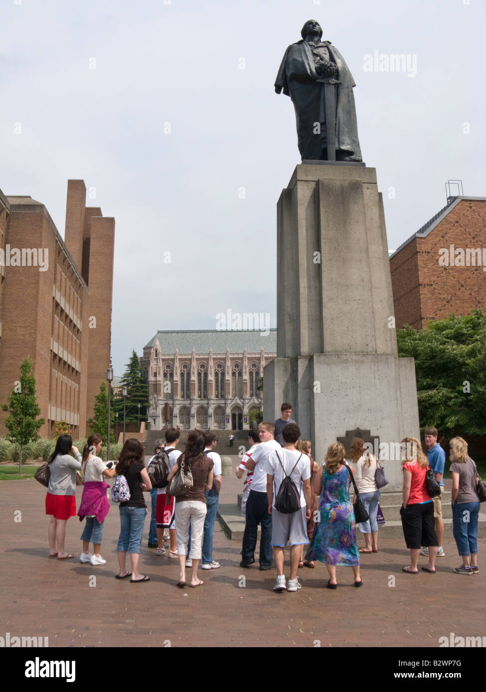 Prospective students tour campus hi-res stock photography and images ...