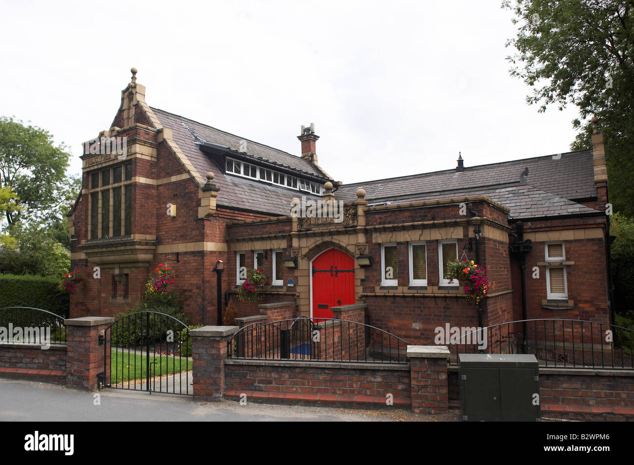 Former public free library in Knutsford UK Stock Photo - Alamy