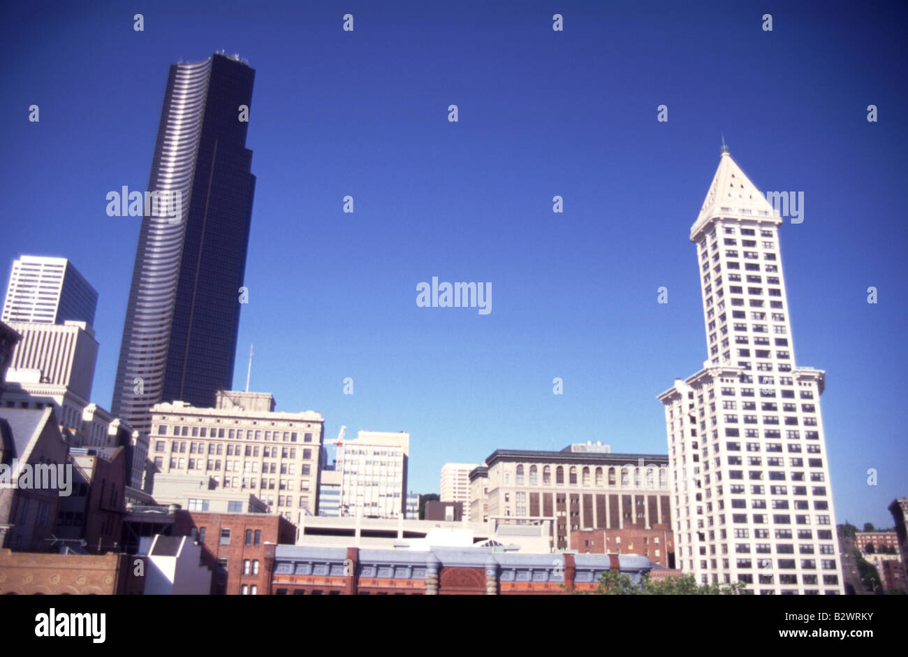 Smith Tower Pioneer Square Seattle Washington oldest skyscraper in the ...