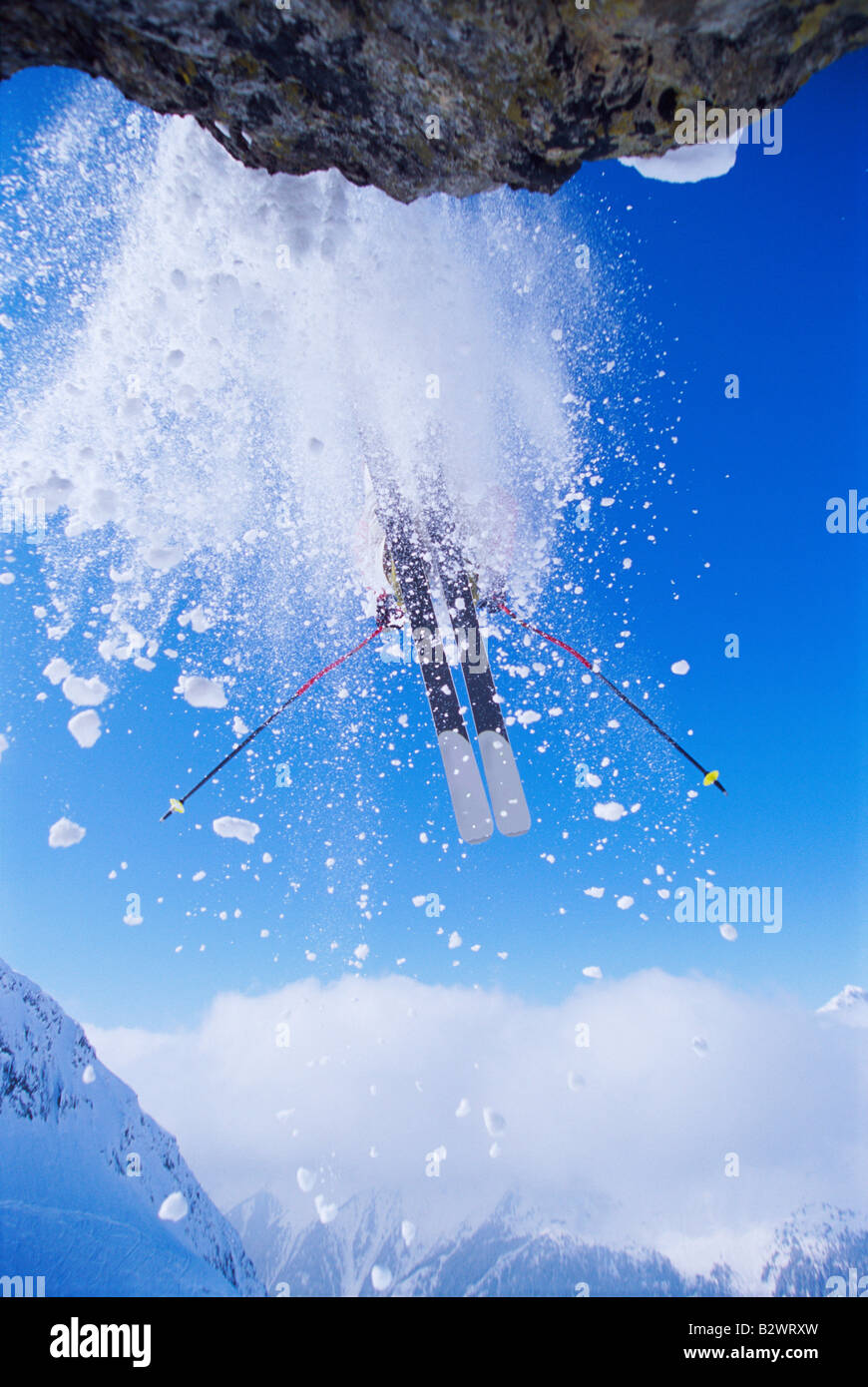 Skiing Action Snow Stock Photos & Skiing Action Snow Stock Images - Alamy