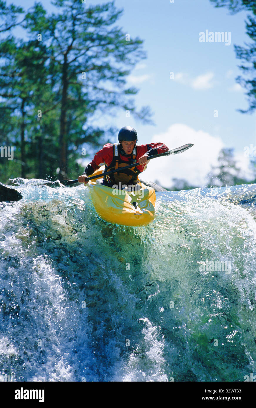 Kayak waterfall hi-res stock photography and images - Alamy