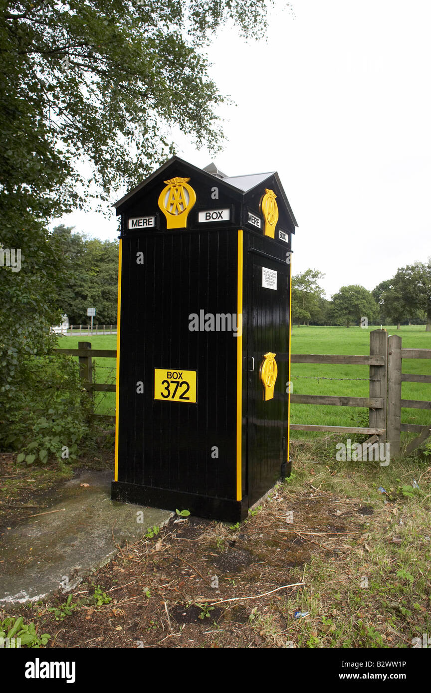 AA telephone box Stock Photo - Alamy