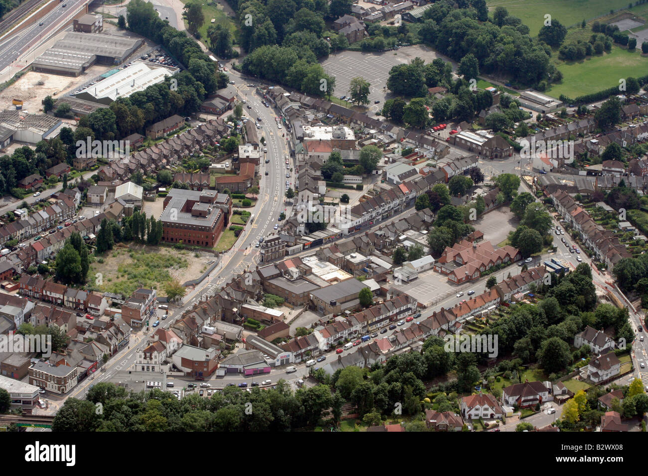 An aerial view of Coulsdon Surrey Stock Photo - Alamy