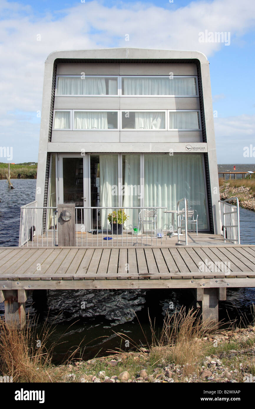 A houseboat in Hvide Sande, Denmark Stock Photo - Alamy