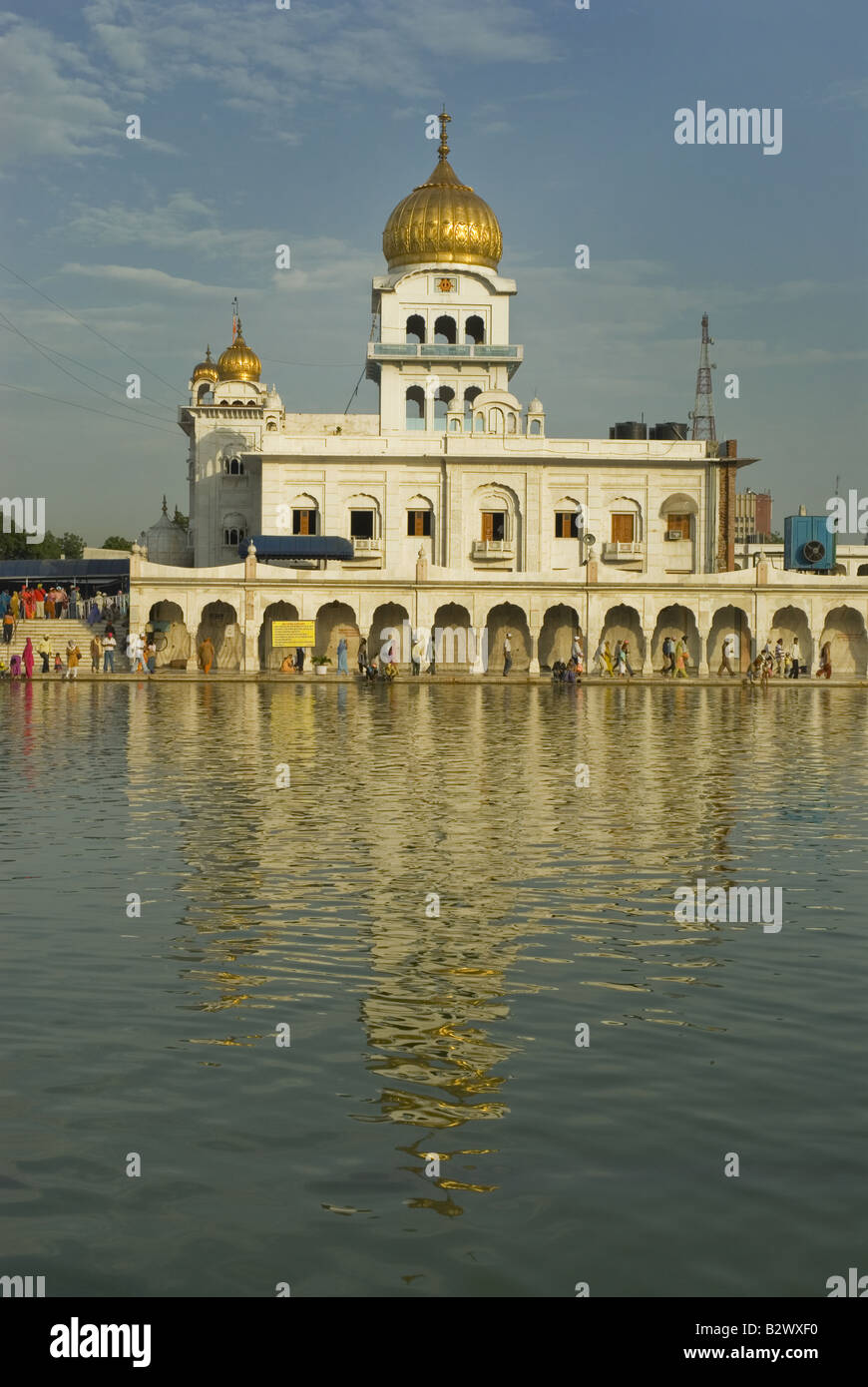 Gurudwara bangla sahib in New Delhi Stock Photo - Alamy