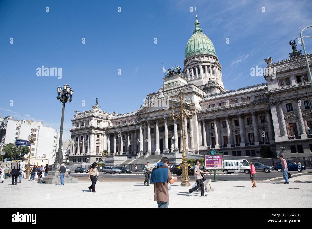 Palacio de la congreso de la nacion argentinien hi-res stock ...