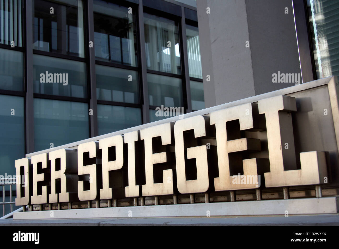 Der Spiegel sign, Hamburg, Germany Stock Photo - Alamy