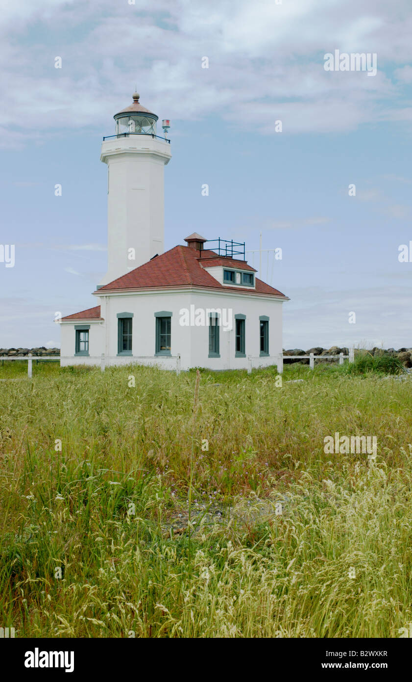 Point Wilson Lighthouse at Fort Worden State Park, Port Townsend ...