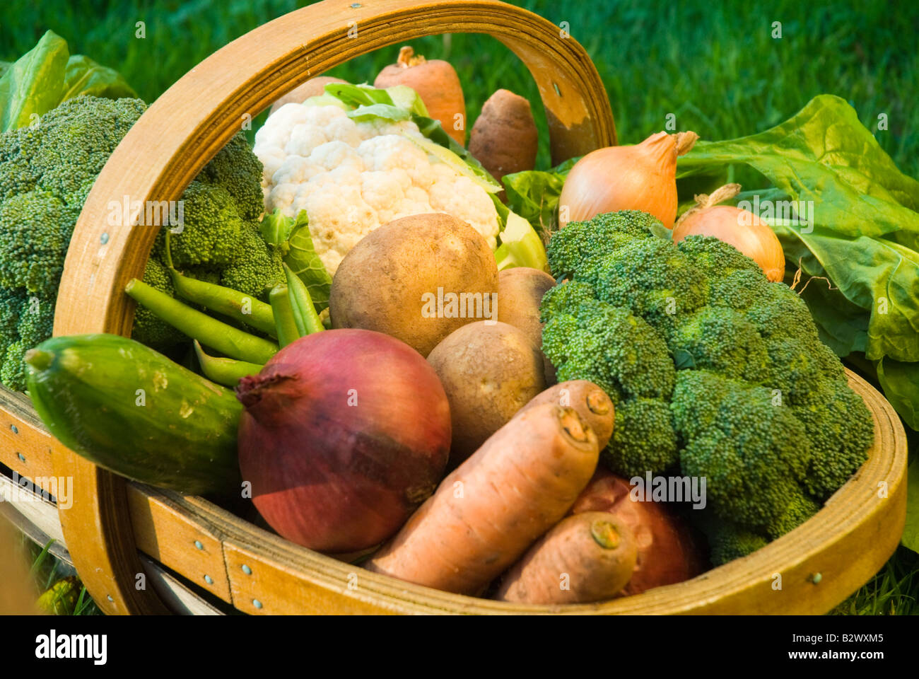 Vege basket hi-res stock photography and images - Alamy