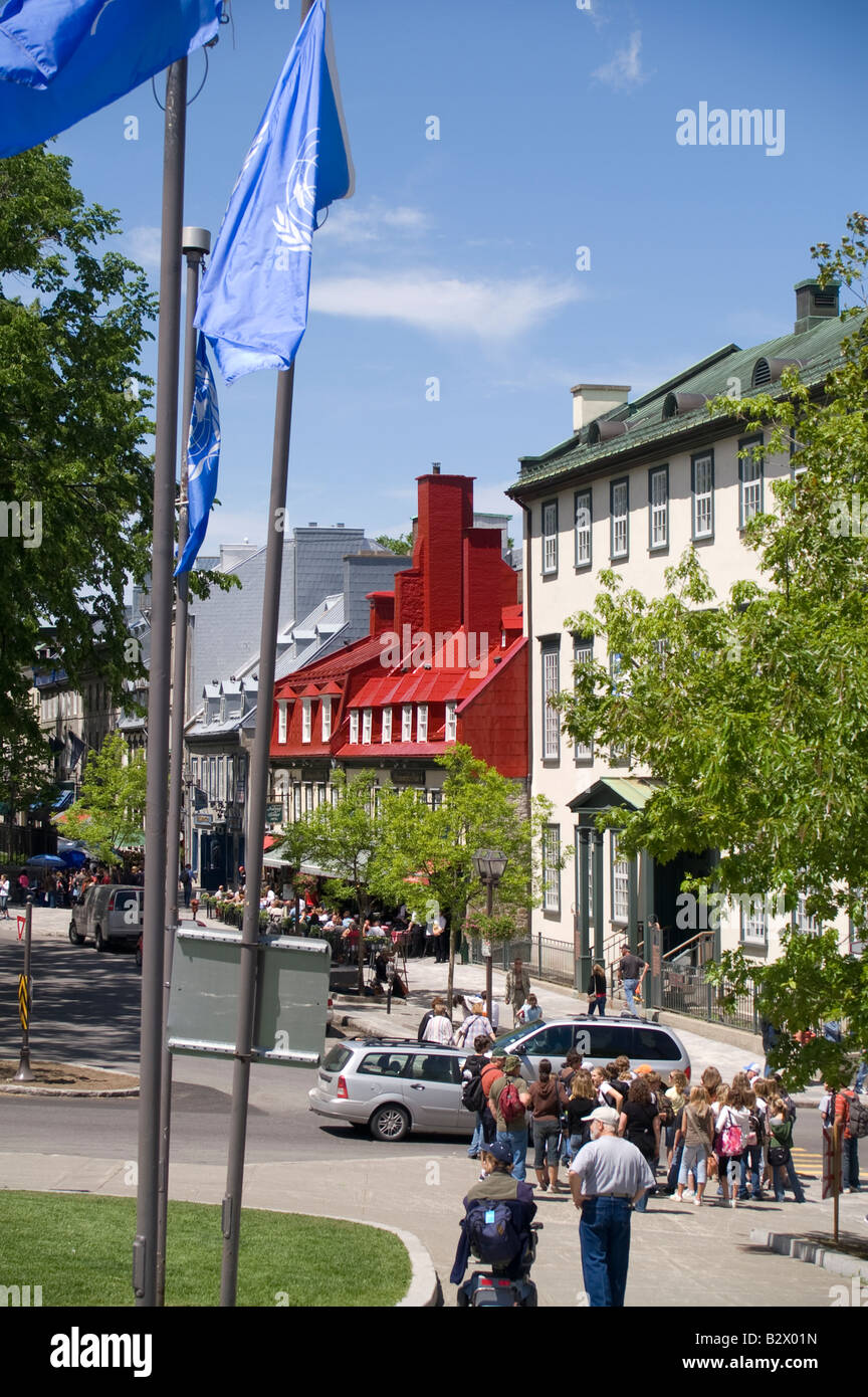 Rue Ste-Anne, Quebec city, Canada Stock Photo - Alamy