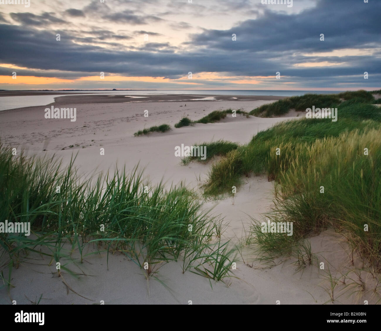 Holy island beach hi-res stock photography and images - Alamy