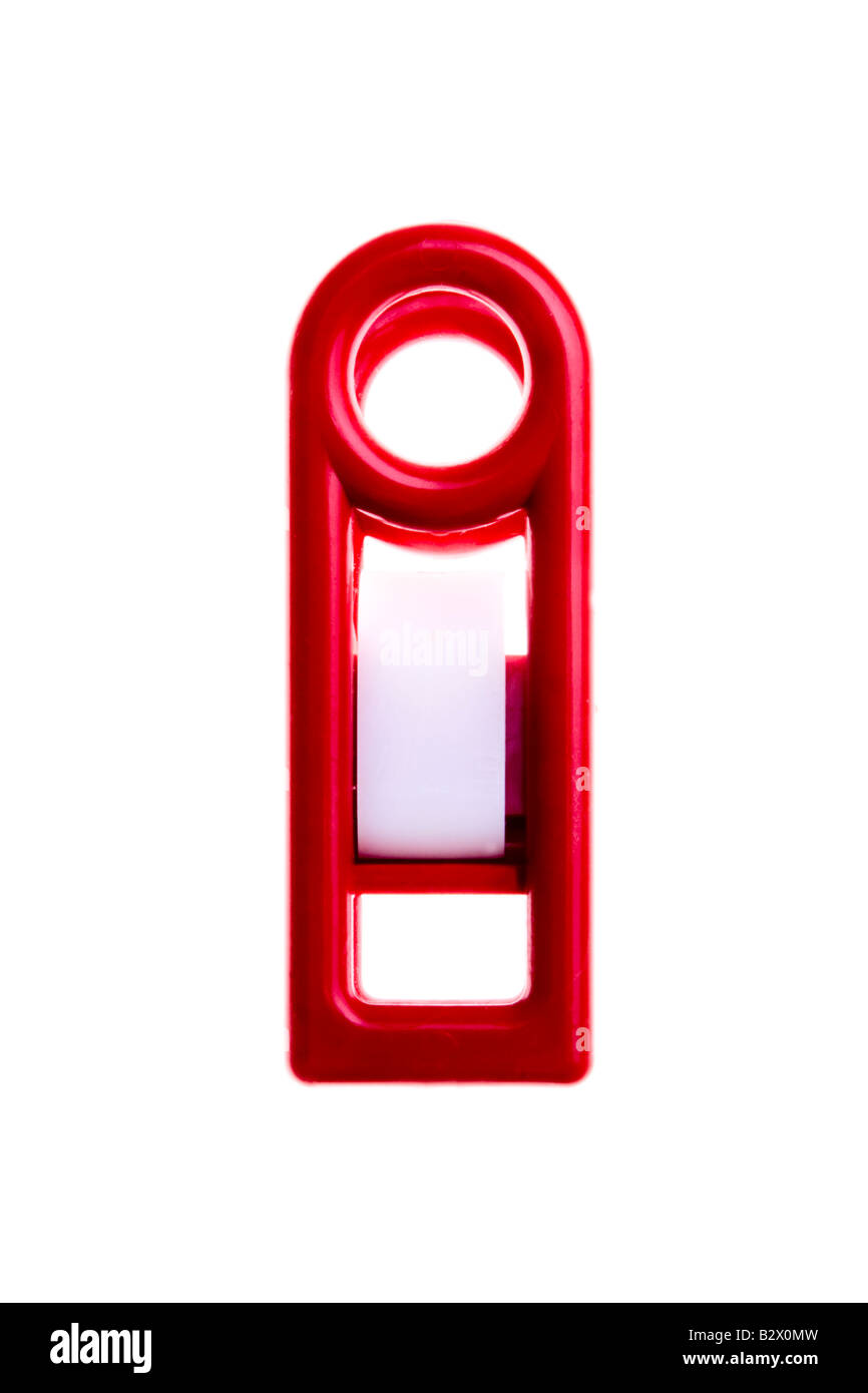 Plastic paper clip hi-res stock photography and images - Alamy