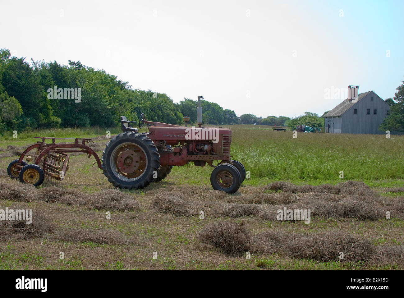 Tractor on the farm hi-res stock photography and images - Alamy
