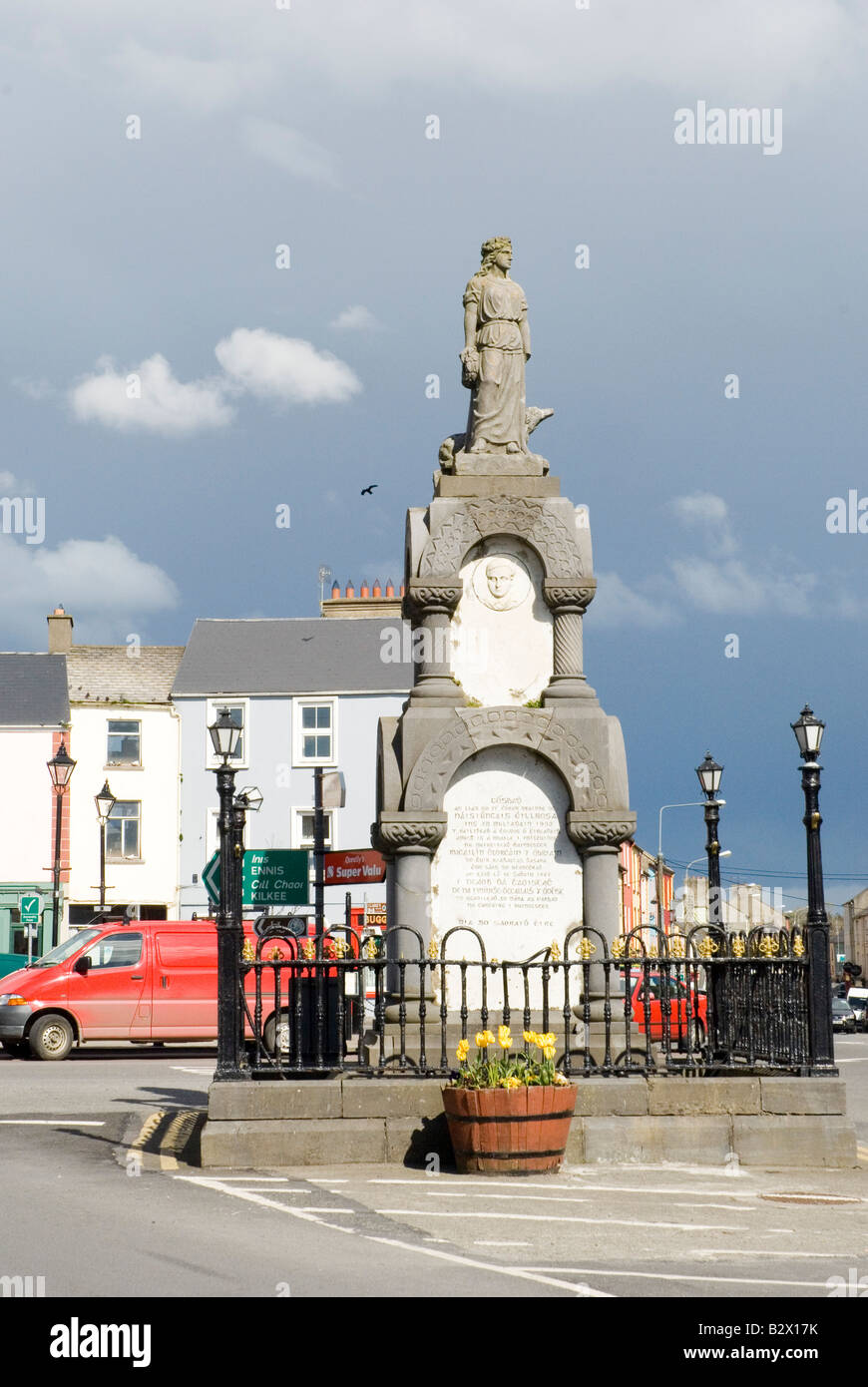 Monument to the Manchester Martyrs in Kilrush County Clare Ireland ...