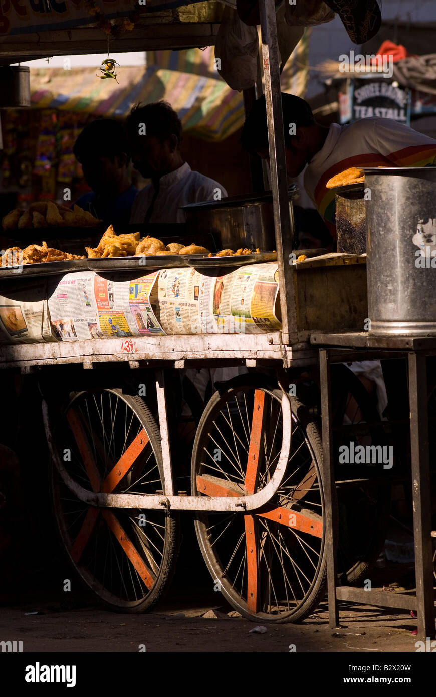 Food Stall, Pushkar, Rajasthan, India, Subcontinent, Asia Stock Photo ...