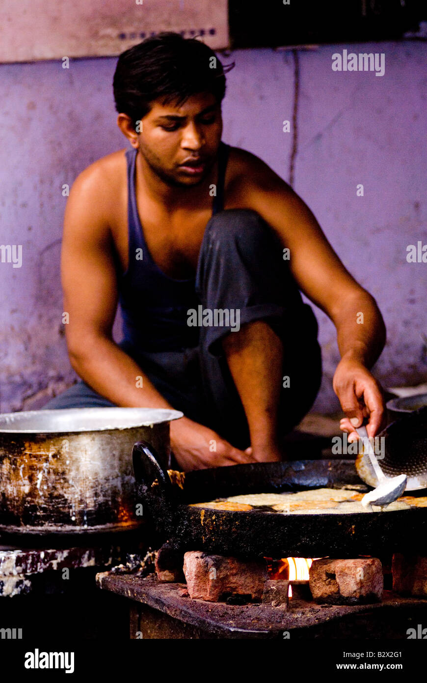 Food Stall, Pushkar, Rajasthan, India, Subcontinent, Asia Stock Photo ...