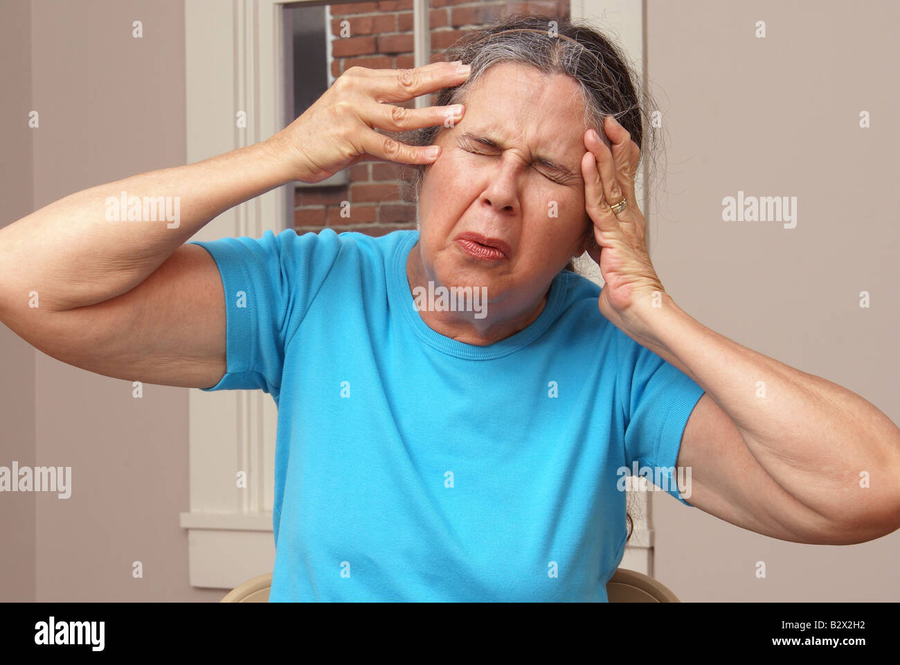 Graying temples hi-res stock photography and images - Alamy