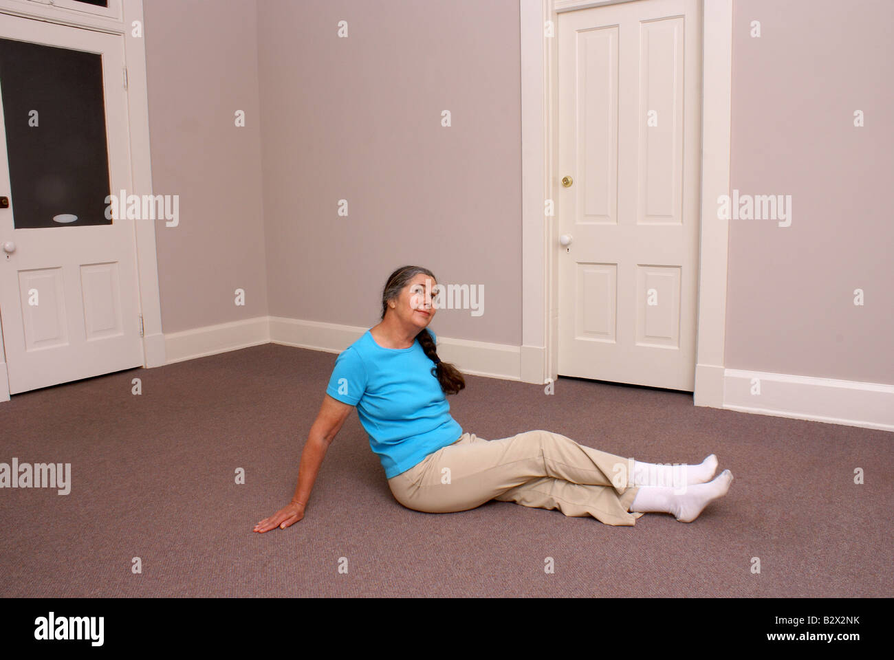 Checking The Ceiling Stock Photo - Alamy