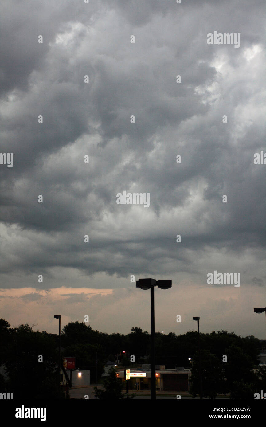 Trailing edge of a squall line thunderstorm Stock Photo - Alamy