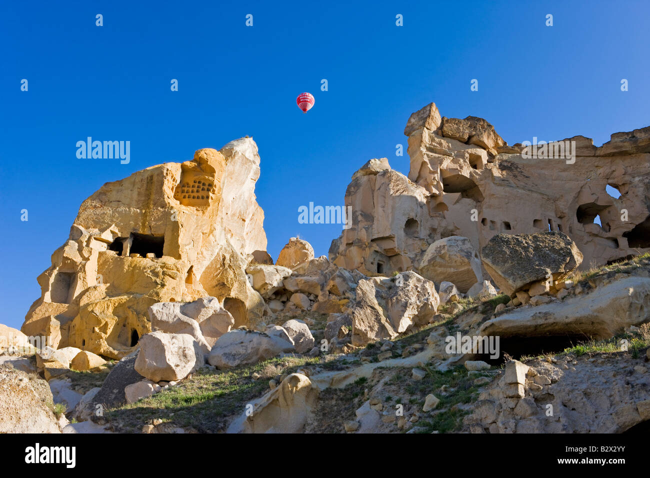 One of the oldest rock churches in Cappadocia the Church of St John the ...