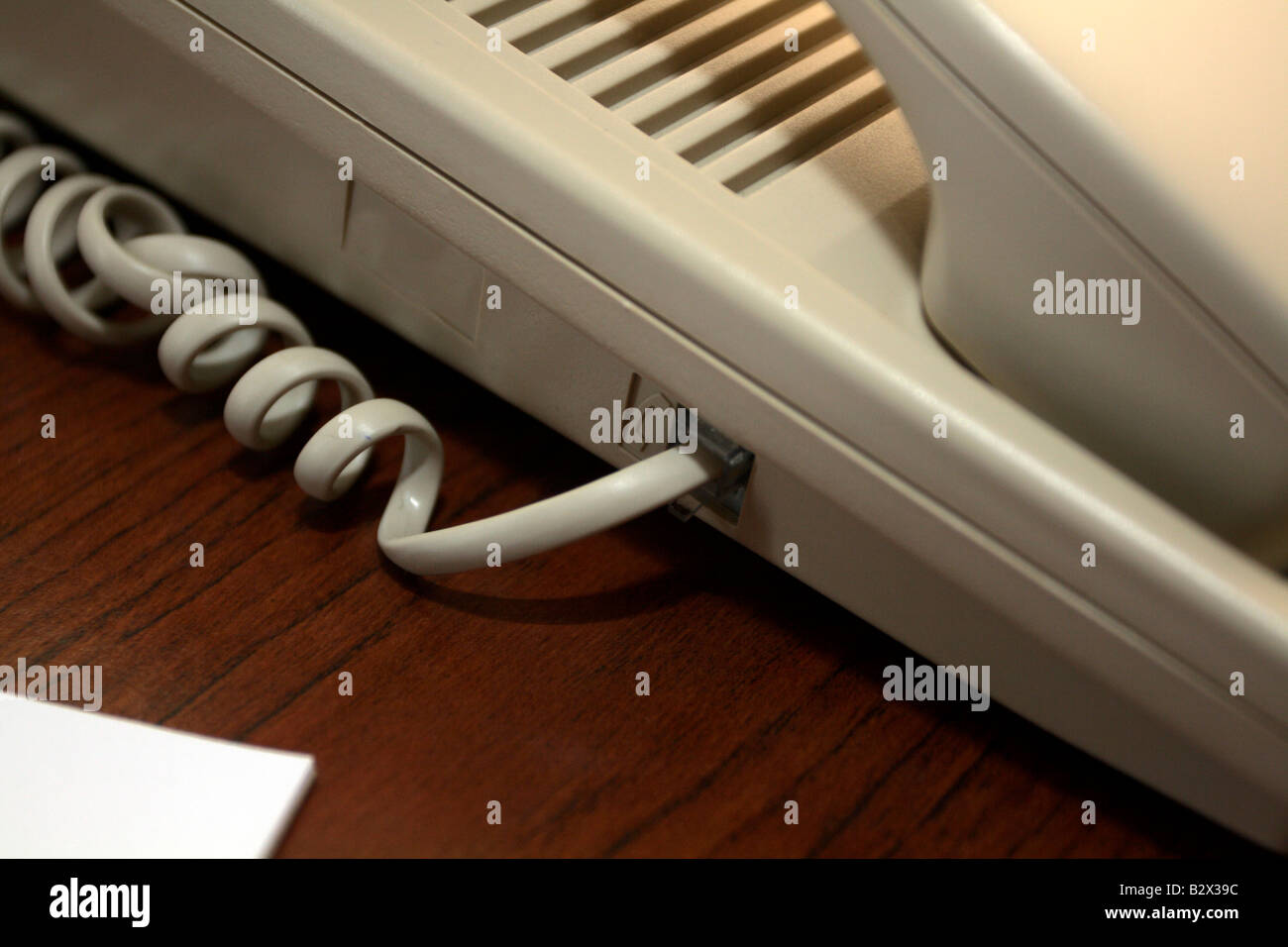 Cord attachment area closeup Stock Photo - Alamy