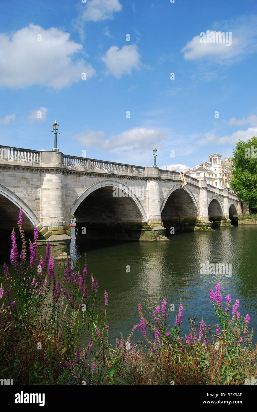 Richmond Bridge and River Thames, Richmond, Richmond upon Thames ...