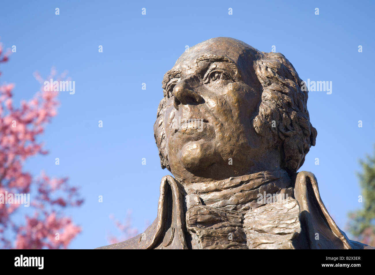 John Adams statue in Quincy Massachusetts USA Stock Photo - Alamy