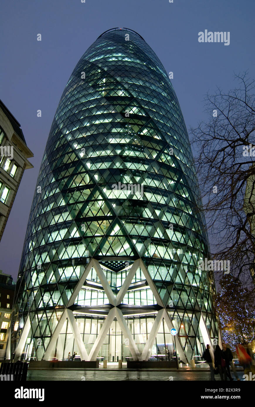 The Gerkin Building in Central London Stock Photo - Alamy