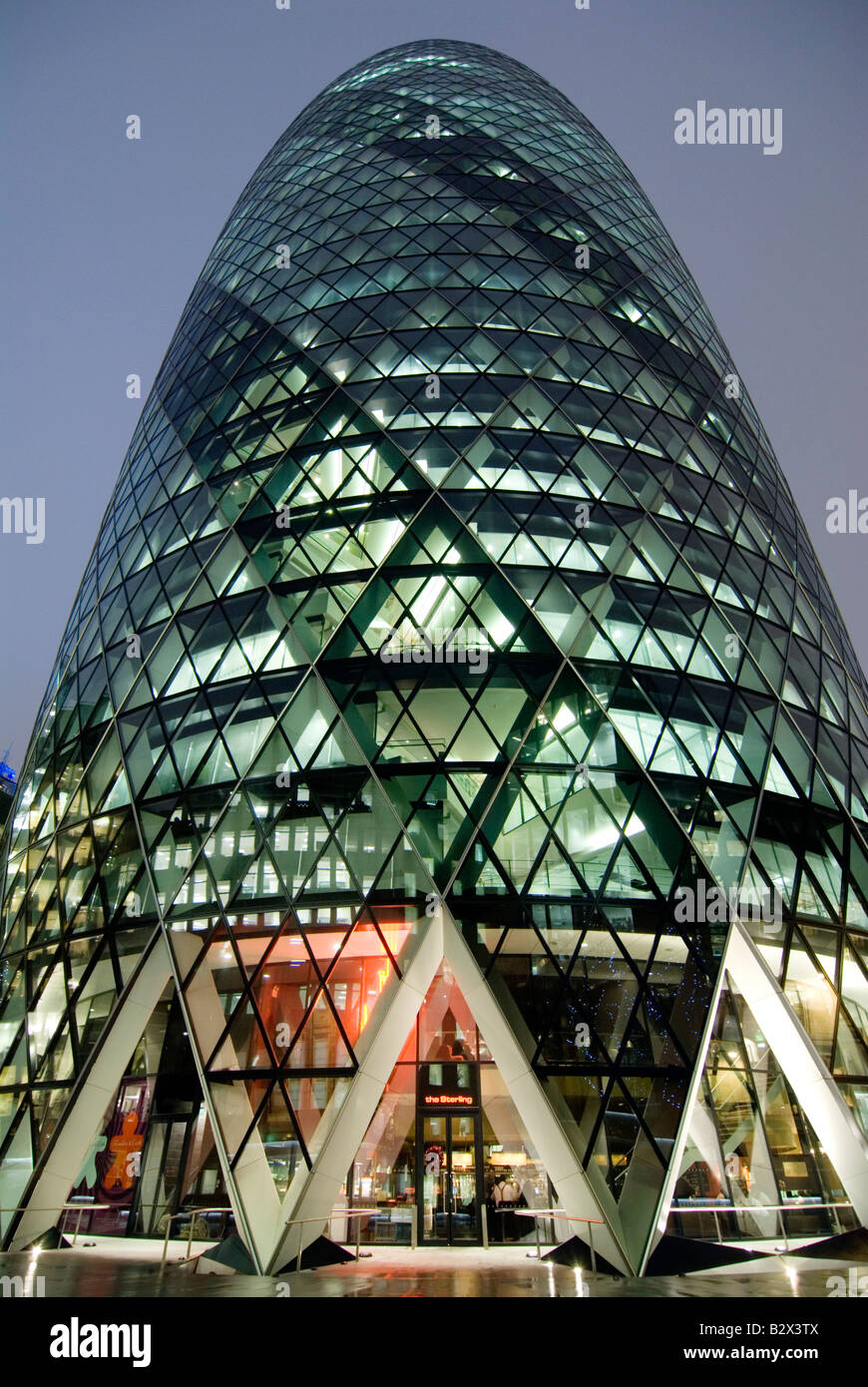 The Gerkin Building in Central London Stock Photo - Alamy