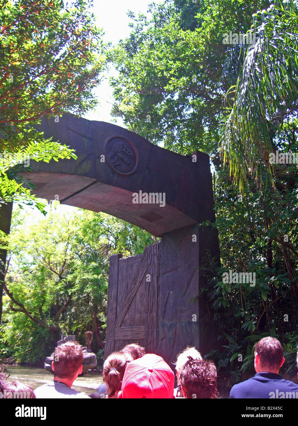 Jurassic boat ride Stock Photo - Alamy