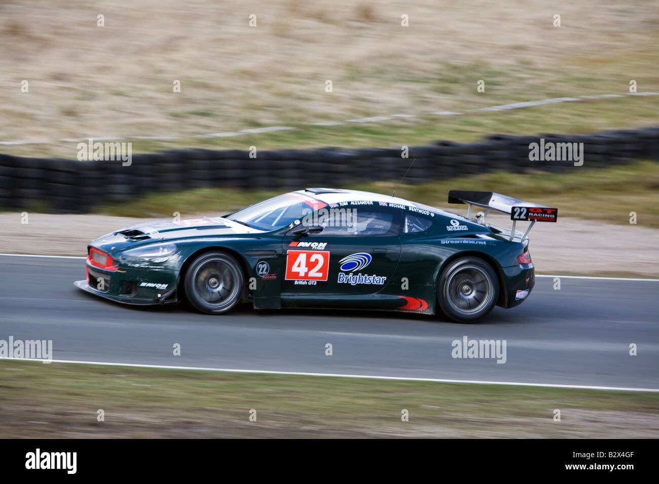Aston Martin DBRS9 Tom Alexander Michael Bentwood 22GTRacing at Avon ...