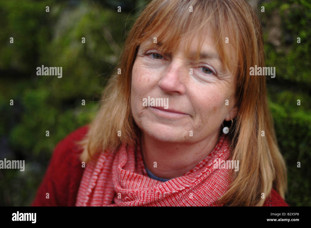 Romy Fraser pictured at home in Trill near Axminster Devon Stock Photo ...
