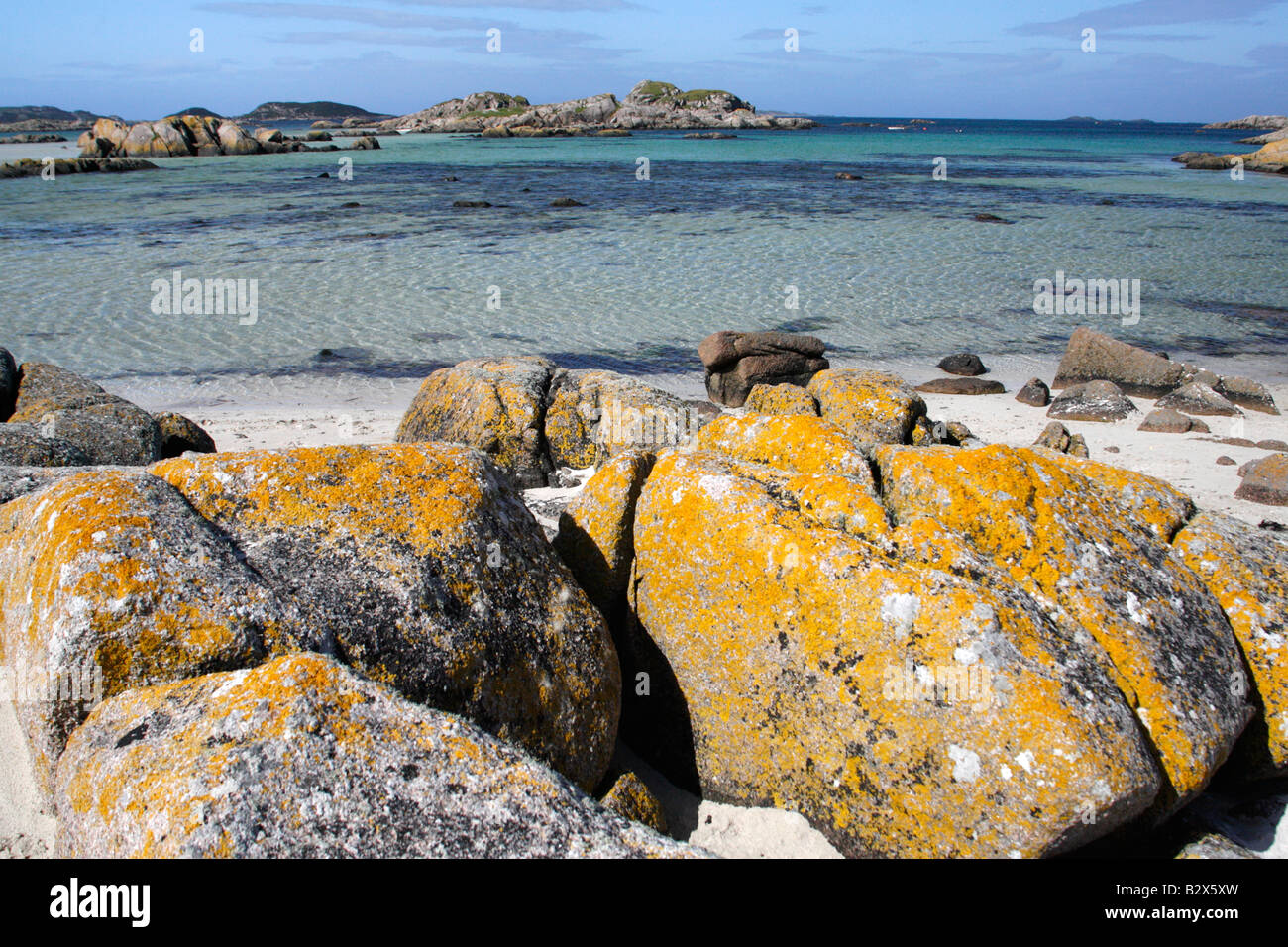 FRIDDEN BAY ON THE ISLE OF MULL. WESTERN ISLES. SCOTLAND. UK Stock ...
