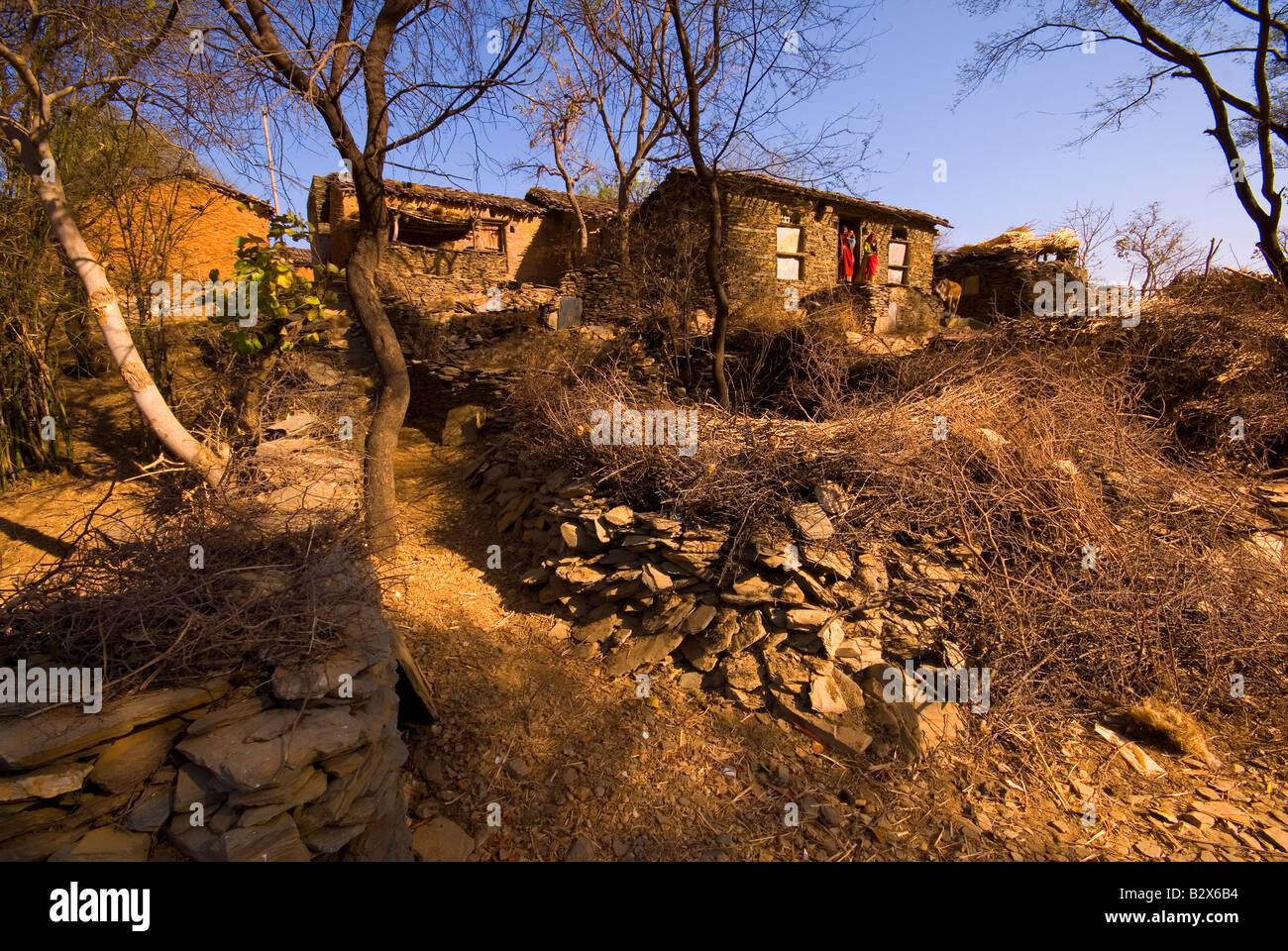 Rajasthani village hi-res stock photography and images - Alamy