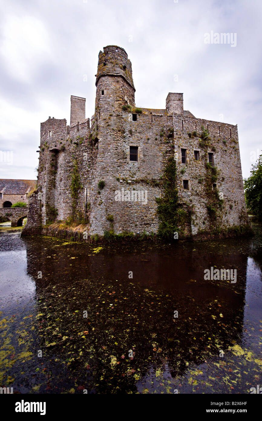 Pirou medieval castle normandy france hi-res stock photography and ...