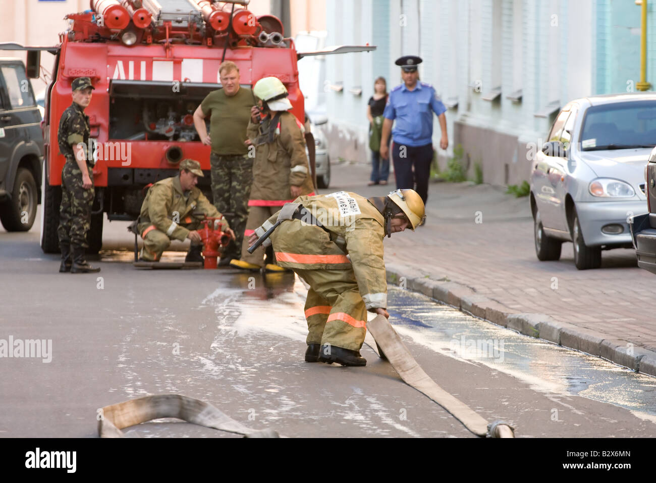 Ukraine fire truck hi-res stock photography and images - Alamy