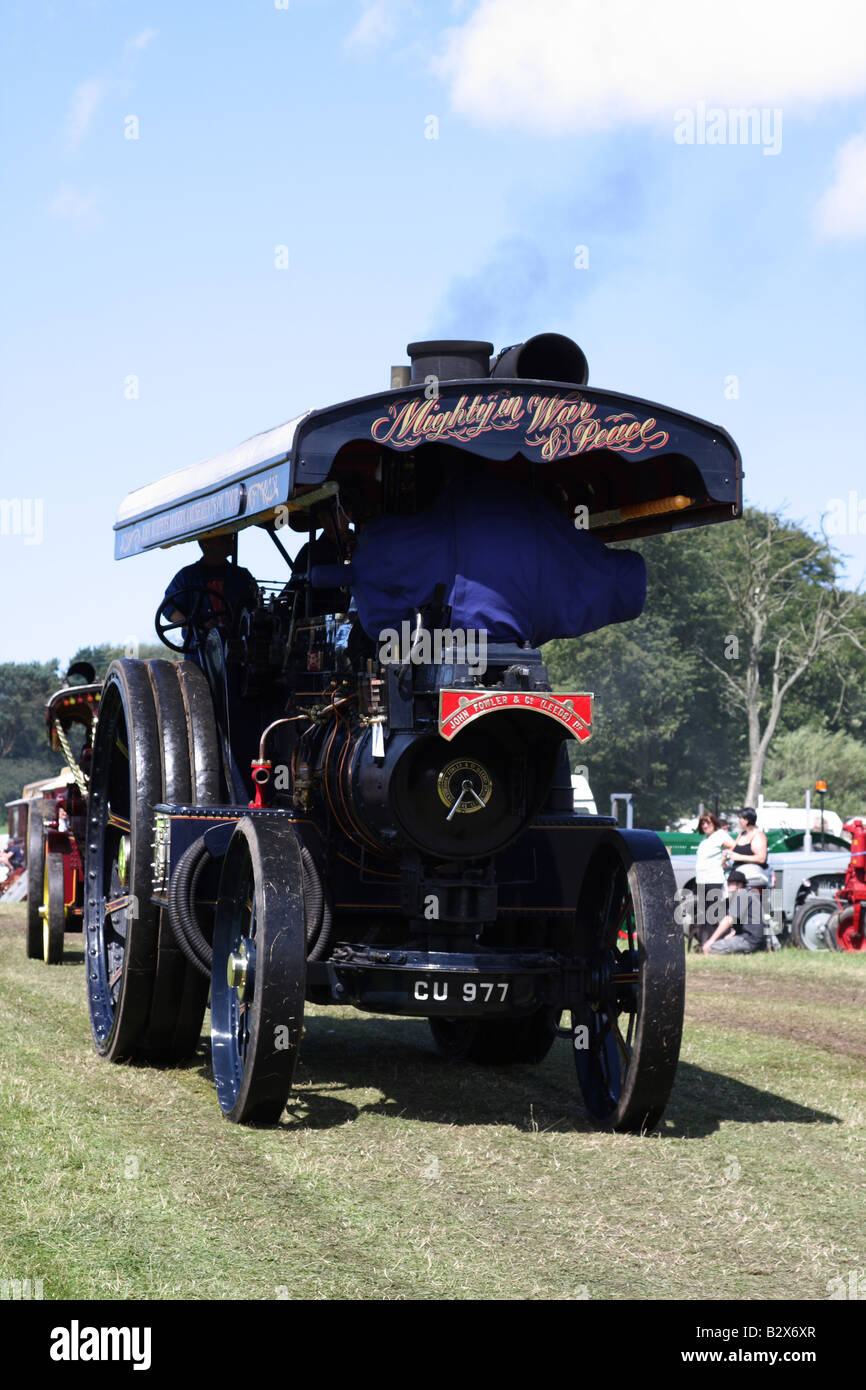 A steam traction engine at the Cromford Steam Engine Rally 2008 Stock ...