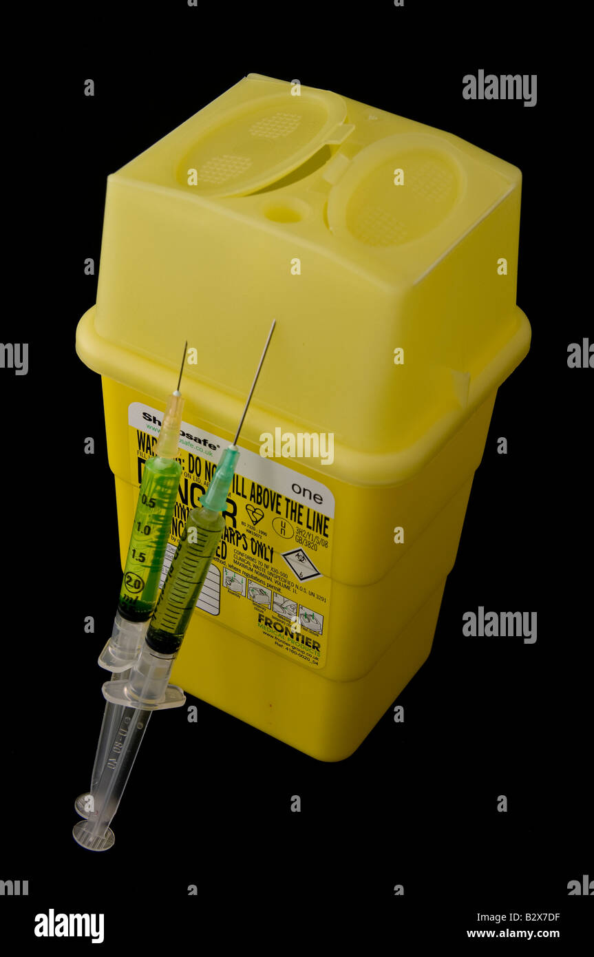Sharps box hi-res stock photography and images - Alamy