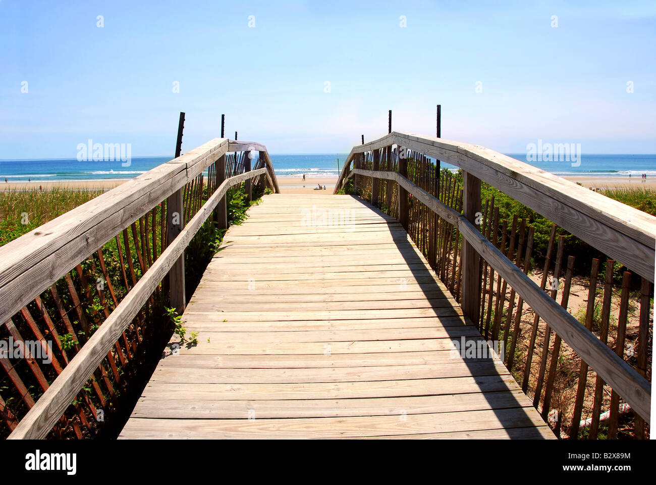 Beach beaches access boardwalk hi-res stock photography and images - Alamy