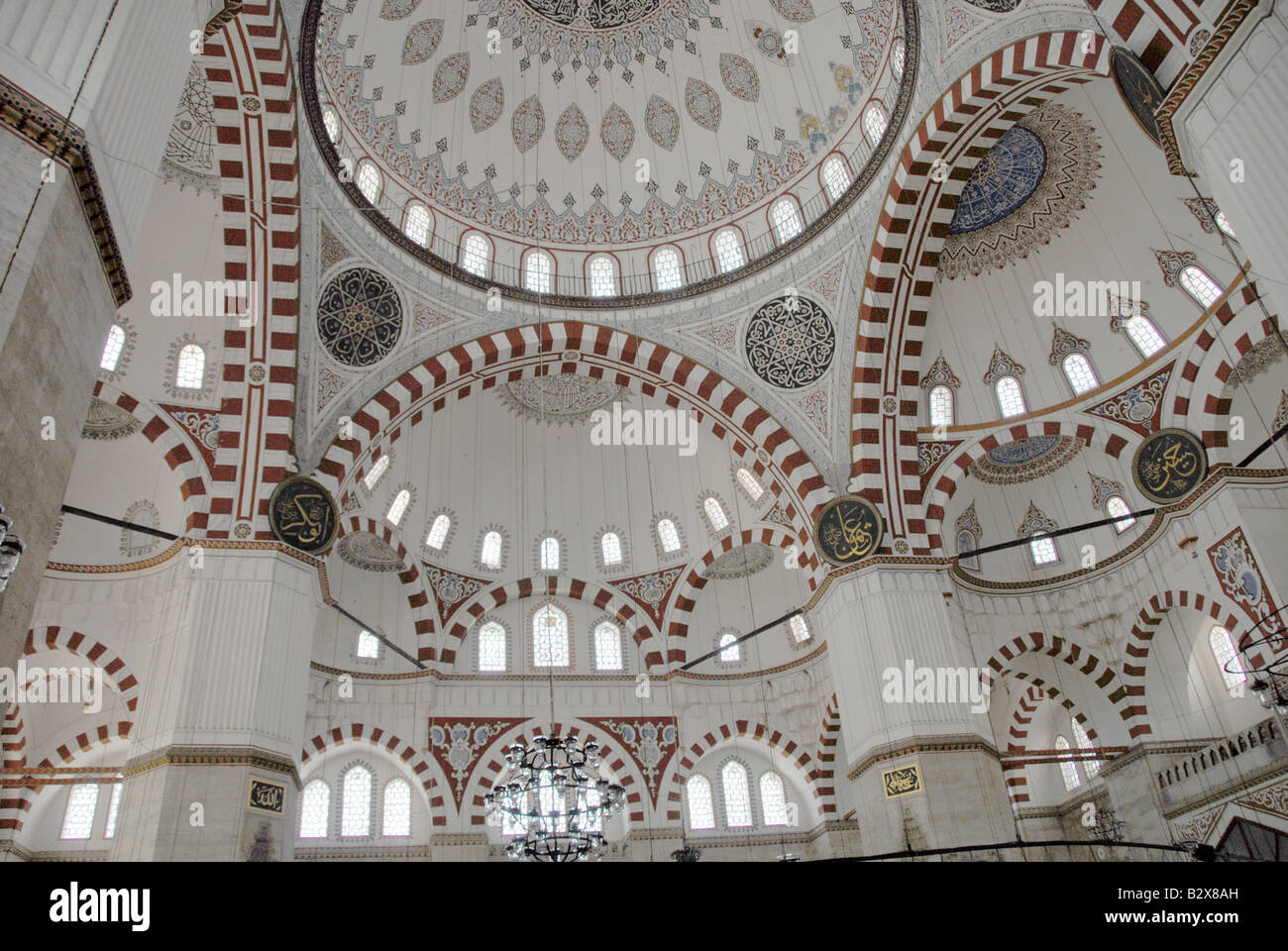 Interior of Sehzade Camii, a mosque in Istanbul Stock Photo - Alamy
