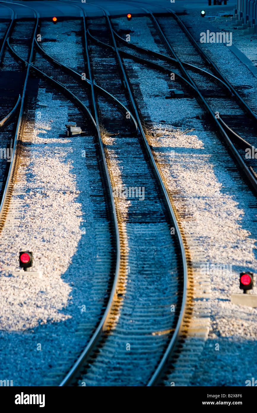Train stop red signal hi-res stock photography and images - Alamy