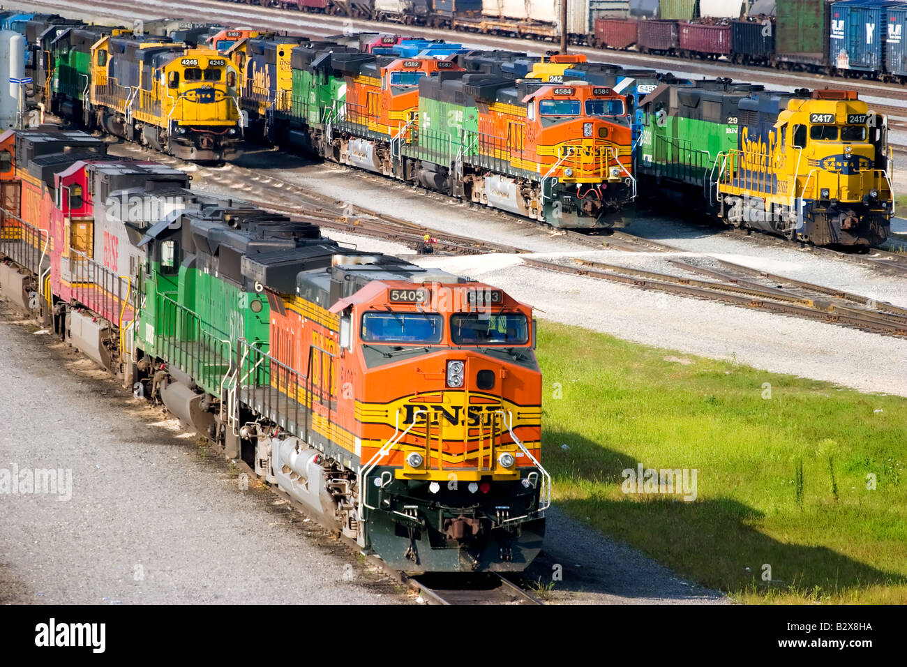 Bnsf locomotives hi-res stock photography and images - Alamy