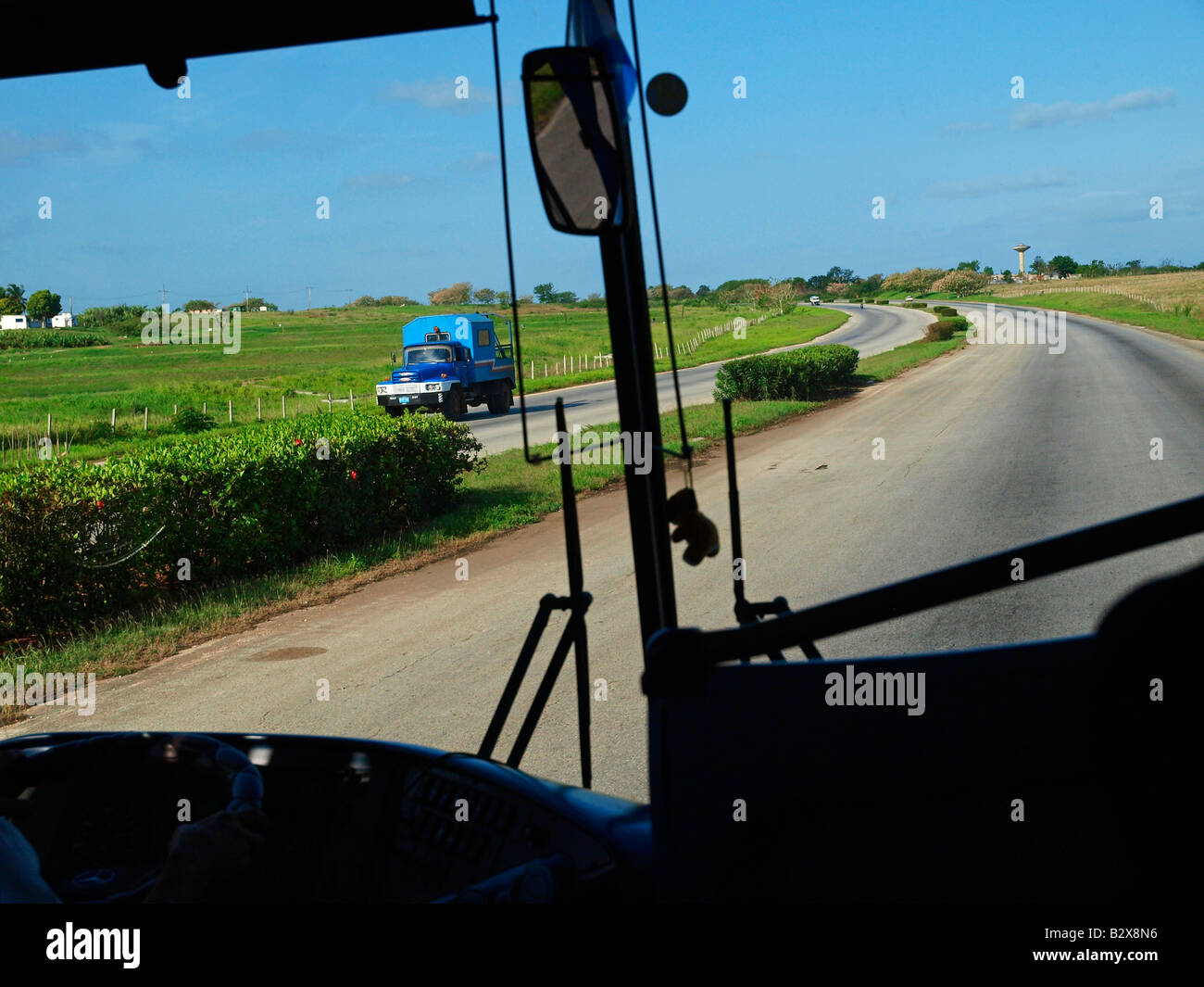 Cuban Highway from Havanna to East Stock Photo - Alamy