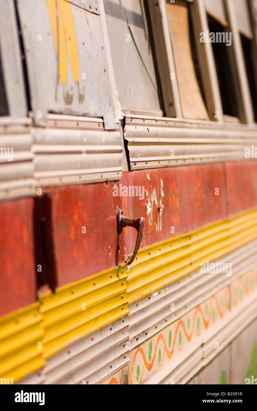 Close up of old bus, Jaisalmer, Rajasthan, India, Subcontinent, Asia ...