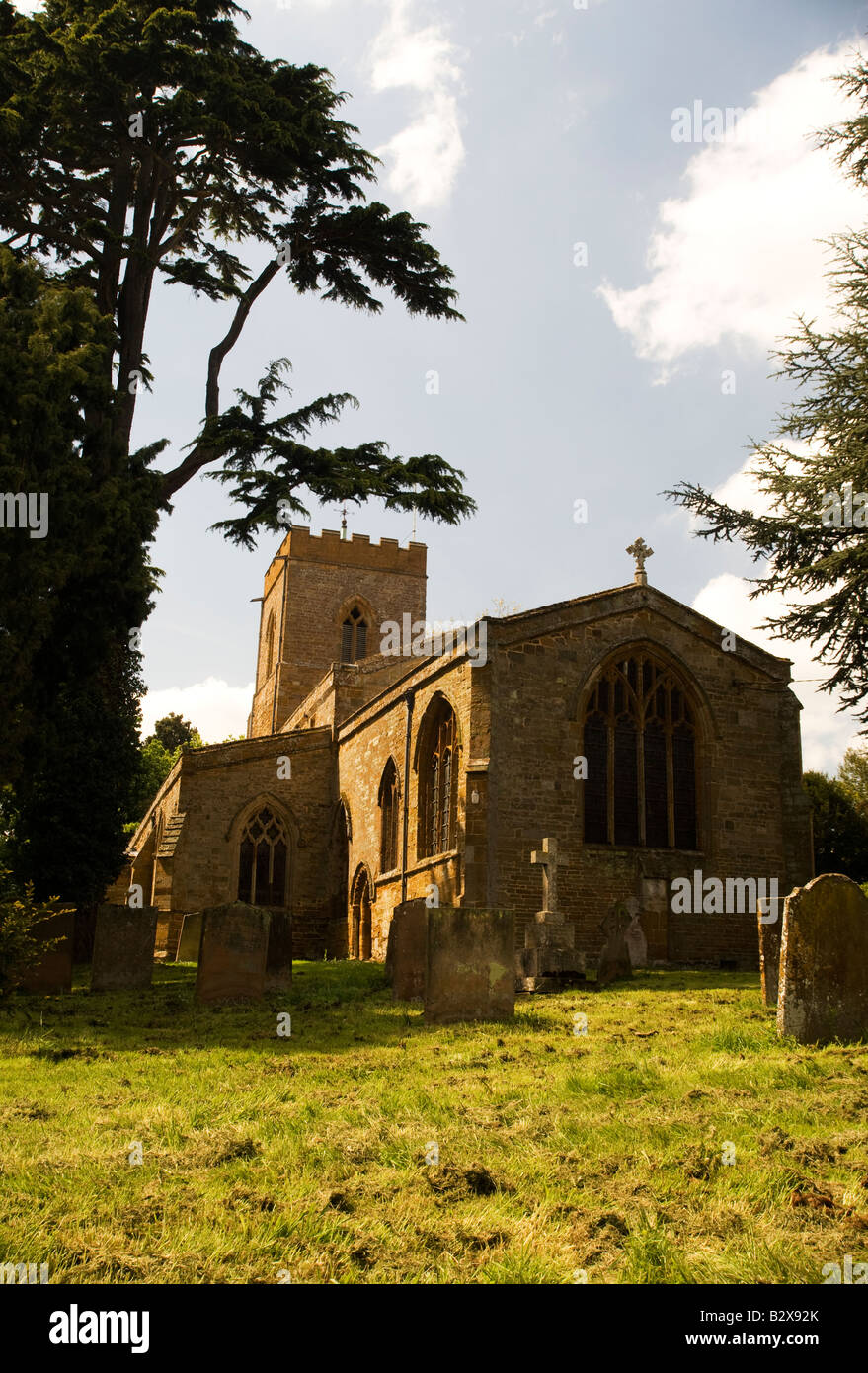 All Saints Church, Flore, Northamptonshire, England, UK Stock Photo - Alamy